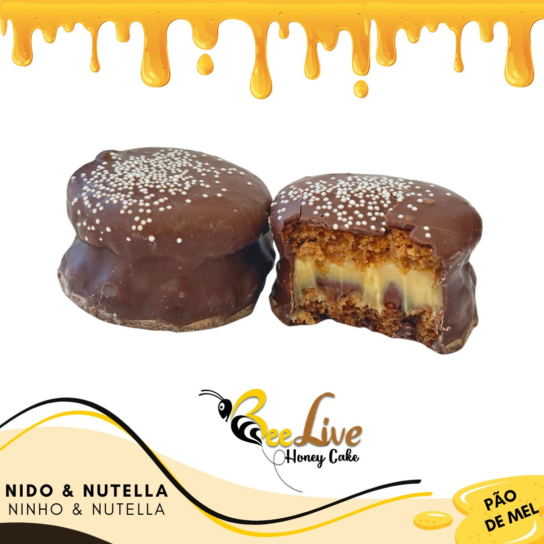 Pão de Mel Sabor Ninho c/ Nutella - Bee Live — Everyday Brazil ...