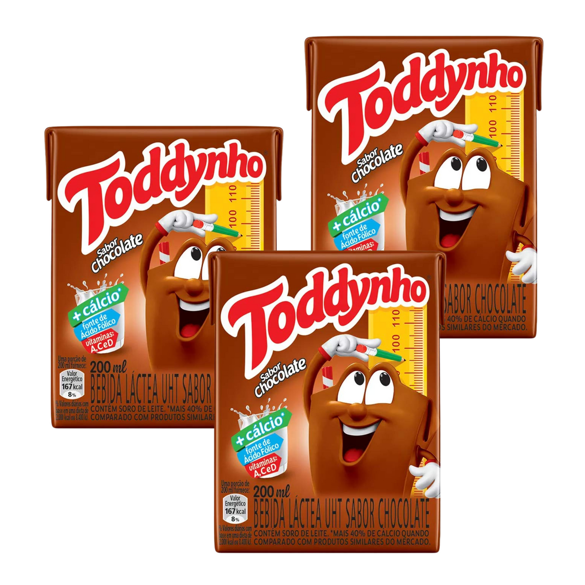 Toddynho Bebida Lactea Sabor Chocolate 200ml - 3 un. — Everyday Brazil ...